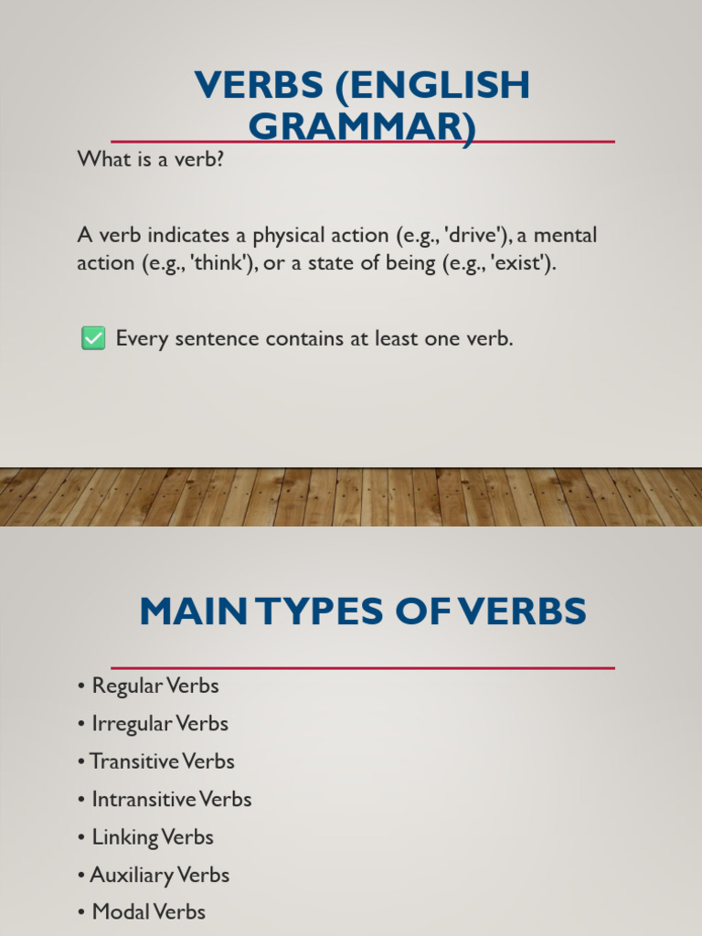 VERBS Presentation Styled | PDF