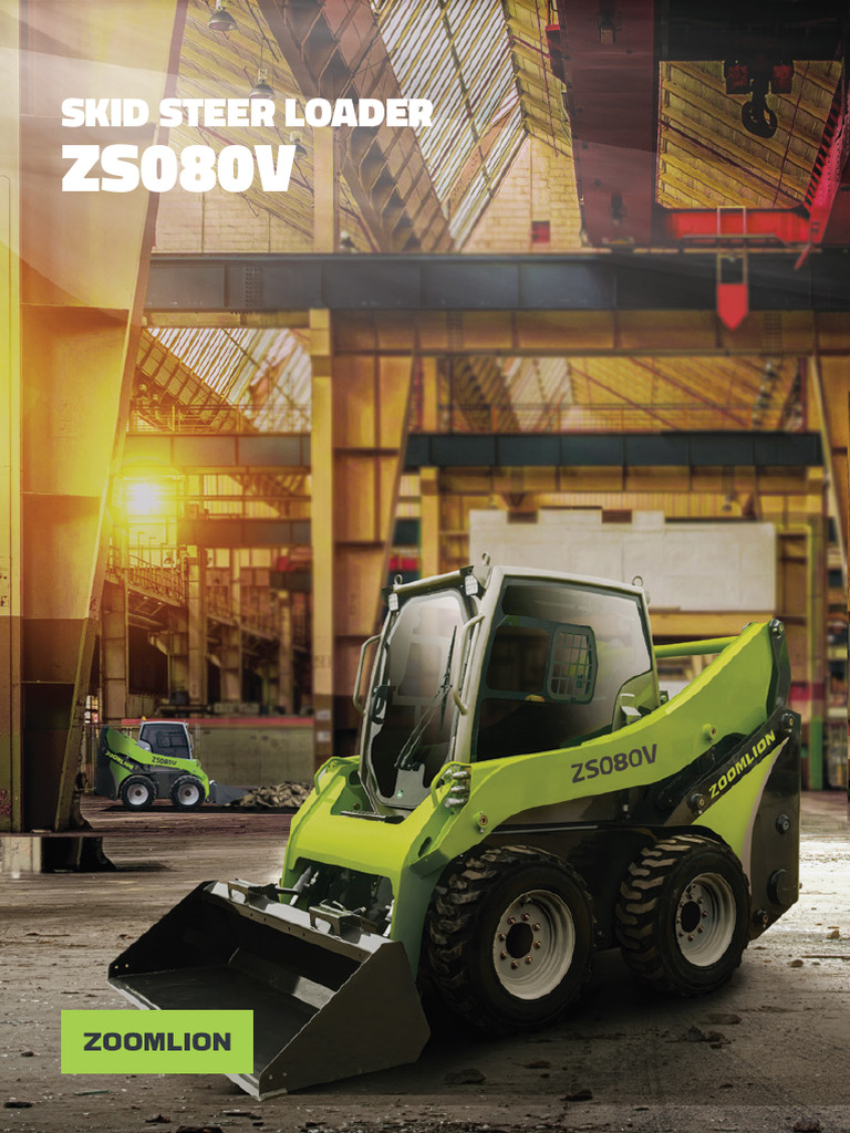 Zoomlion Zs080v Skid Steer Loader | PDF
