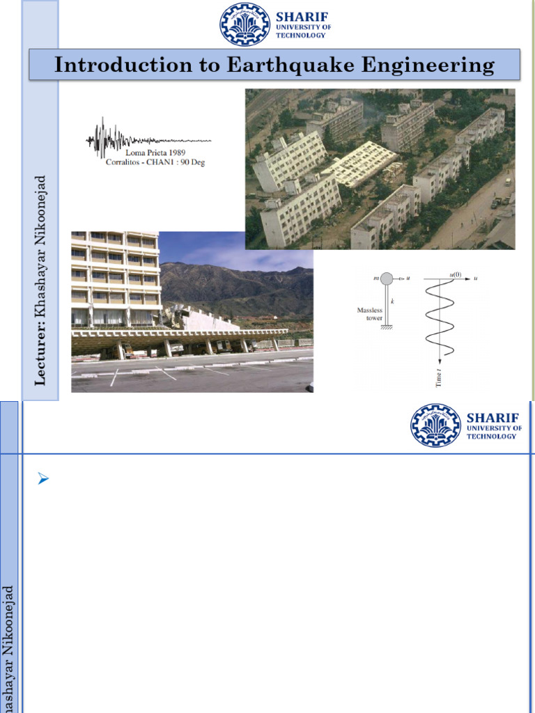 Intro. To Earthquake Eng. - S0506 | PDF | Earthquakes | Tsunami