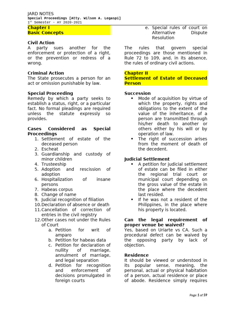 Spec Pro | PDF | Will And Testament | Probate
