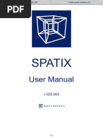Spatix User Manual for CAD Software | PDF | Rotation | Button (Computing)