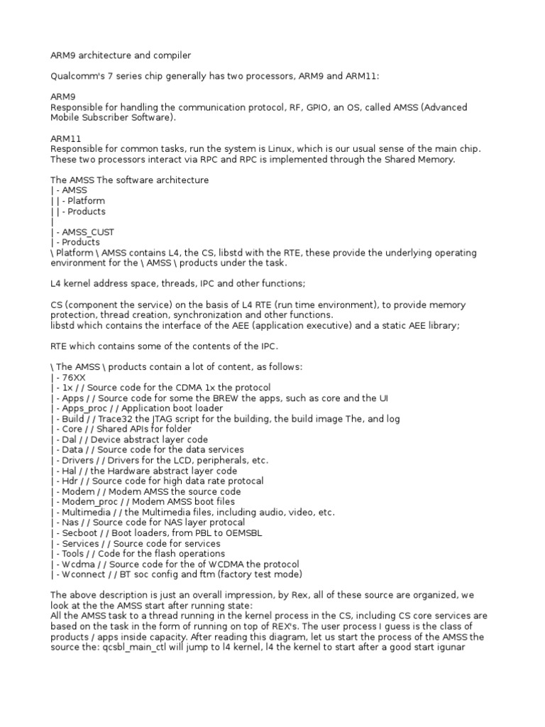 ARM9 Compiled Framework | PDF | Arm Architecture | Kernel (Operating System)