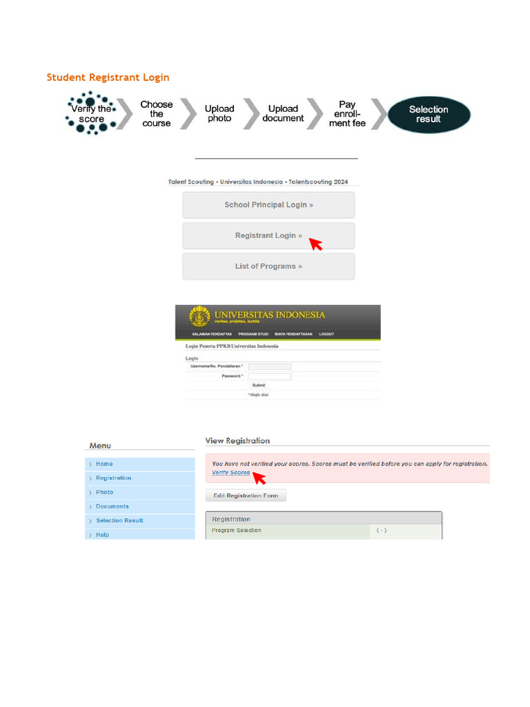 Panduan Pendaftaran PPKB UI Peserta | PDF | Financial Services | Banking