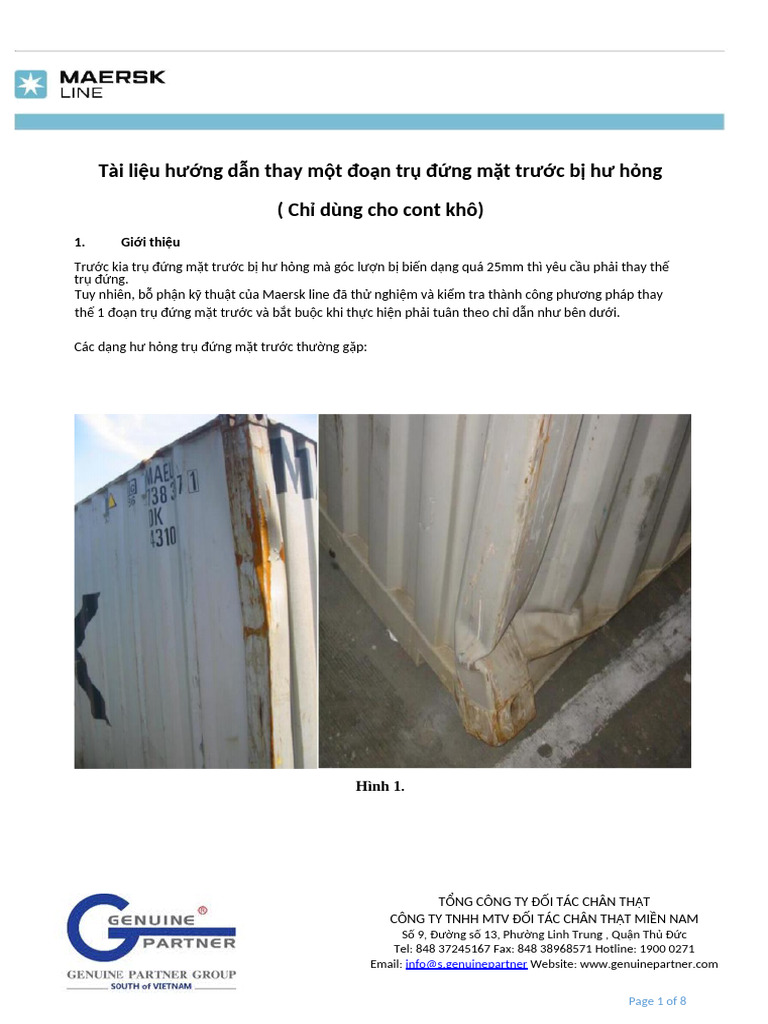 Front Corner Post Section Repair Procedure - FINAL | PDF