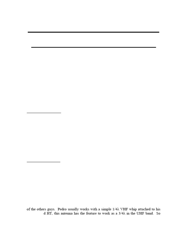 Tpm2 Eggbeater Antenna | PDF | Antenna (Radio) | Very High Frequency