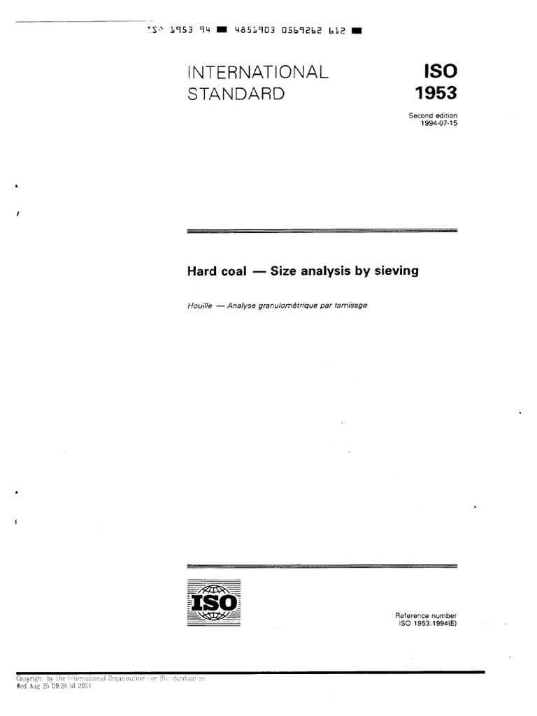 ISO 01953-1994 Scan | PDF
