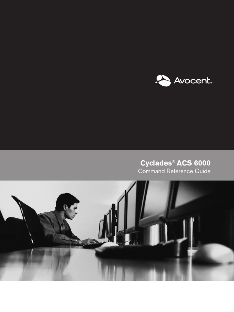 Cyclades ACS 6000 Command Reference | PDF | Command Line Interface | Port (Computer Networking)