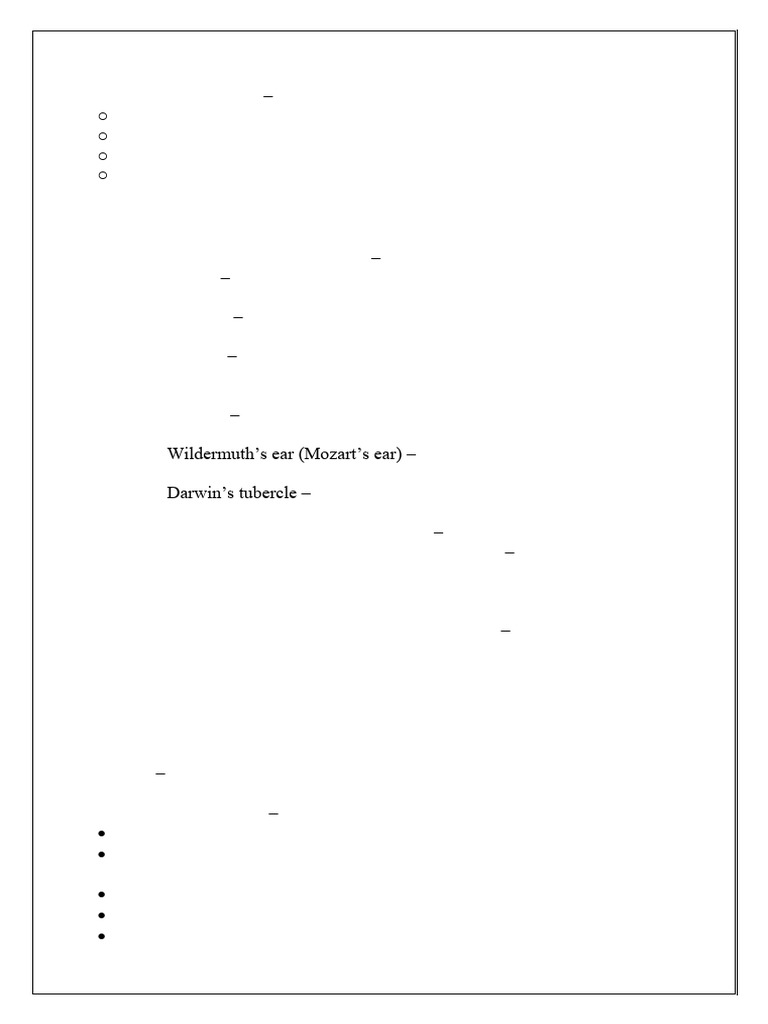 Wildermuth and Bat Ear Disorders | PDF | Ear | Sensory Organs