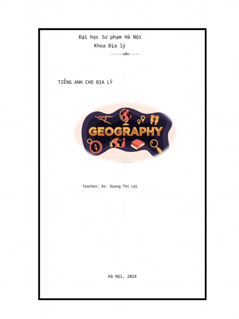 English For GEO Student 2024 | PDF