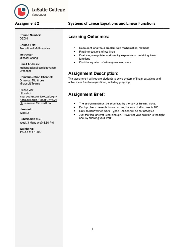 G091 SP23 A2 Chang Michael 0000 | PDF | Mathematics