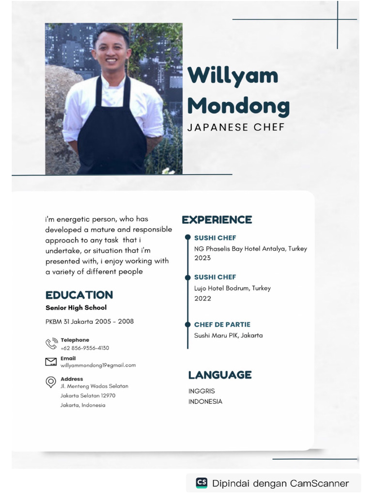 CV Willyam 2023 | PDF