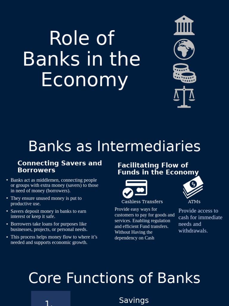 Role of Banks in The Economy | PDF | Banks | Investing