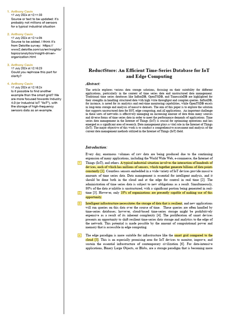 ReductStore - White Paper - Review | PDF | No Sql | Internet Of Things