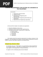 Sample DTI Business Registration Certificate | PDF