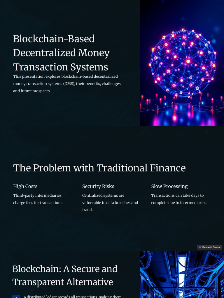 Blockchain Based Decentralized Money Transaction Systems | PDF | Computer Security | Security