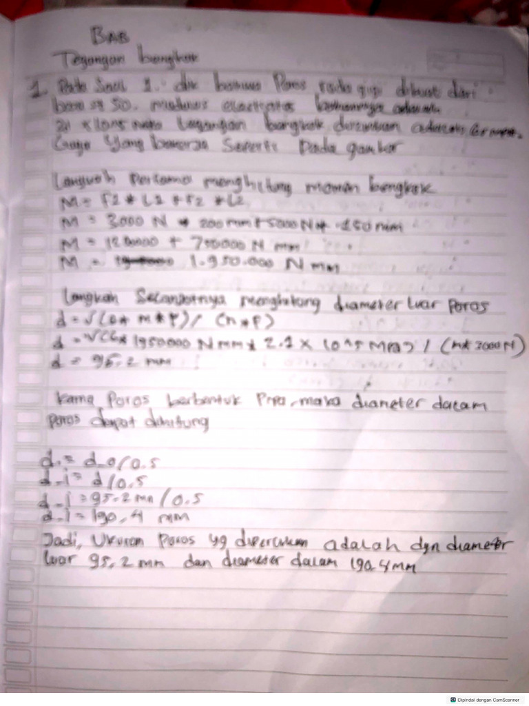 Tegangan Bengkok | PDF