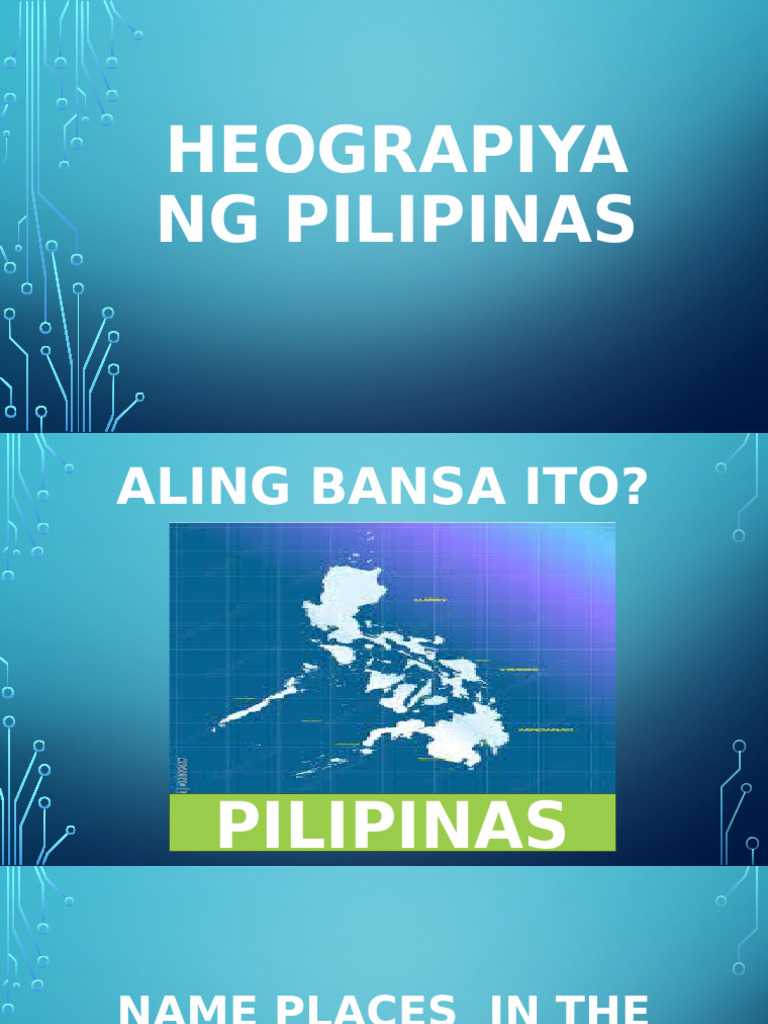 Heograpiya NG Pilipinas | PDF
