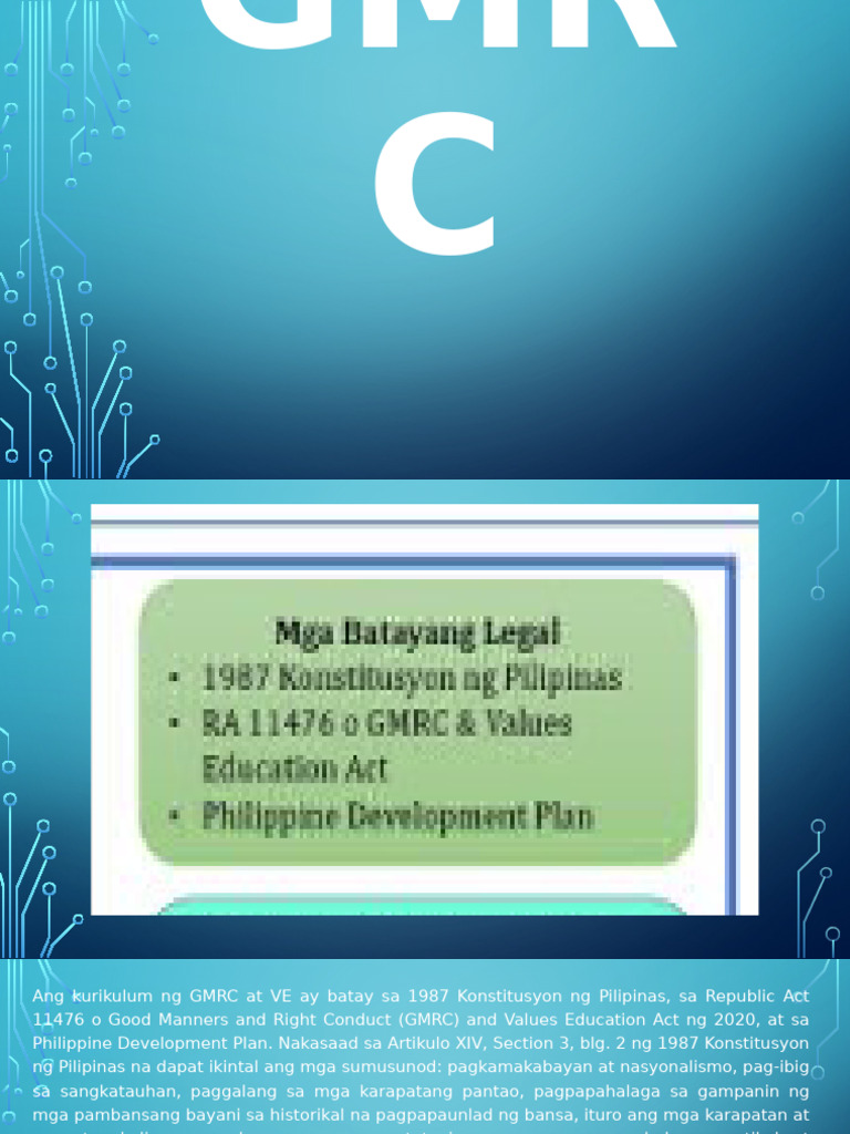 Mga Batayan Sa GMRC | PDF