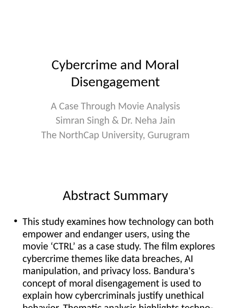 Cybercrime Movie Presentation v2 | PDF