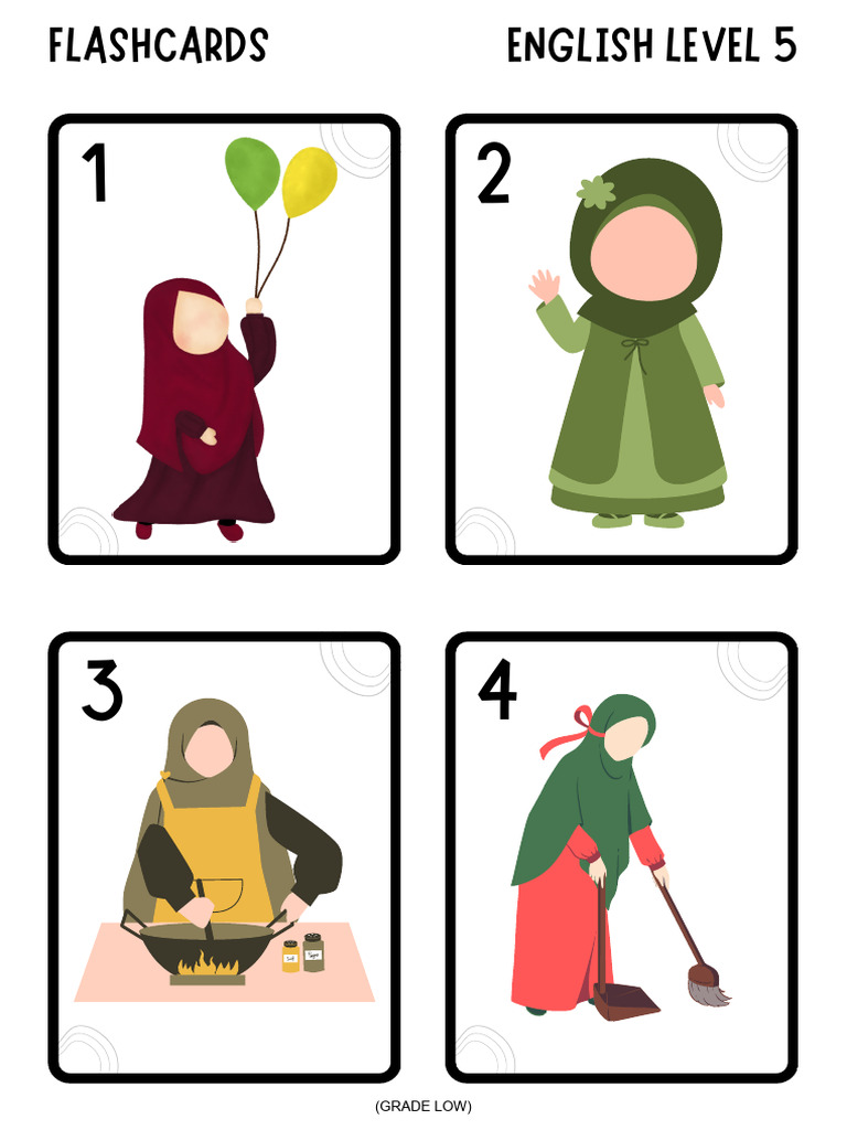 OK - Flashcard - EXOT 2024 - LEVEL 5 - LOW - ENGLISH | PDF