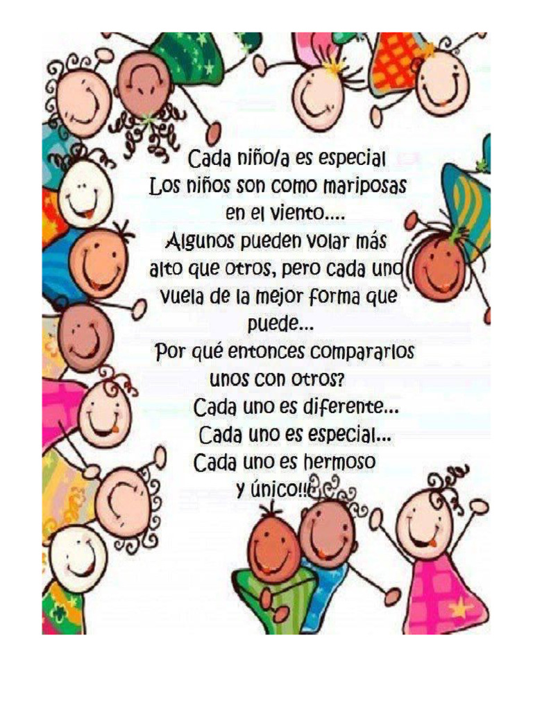 Cada Niño Es Especial 3°b | PDF