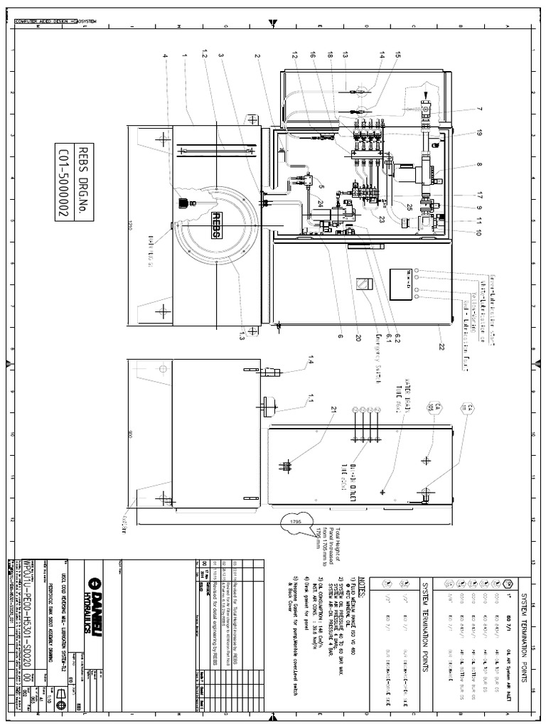REBS Air-Oil System Specifications | PDF | Liquids