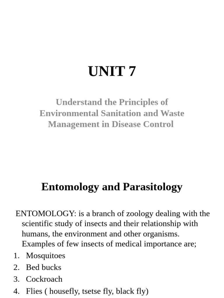 Environmental Sanitation & Disease Control | PDF | Sewage | Water Pollution