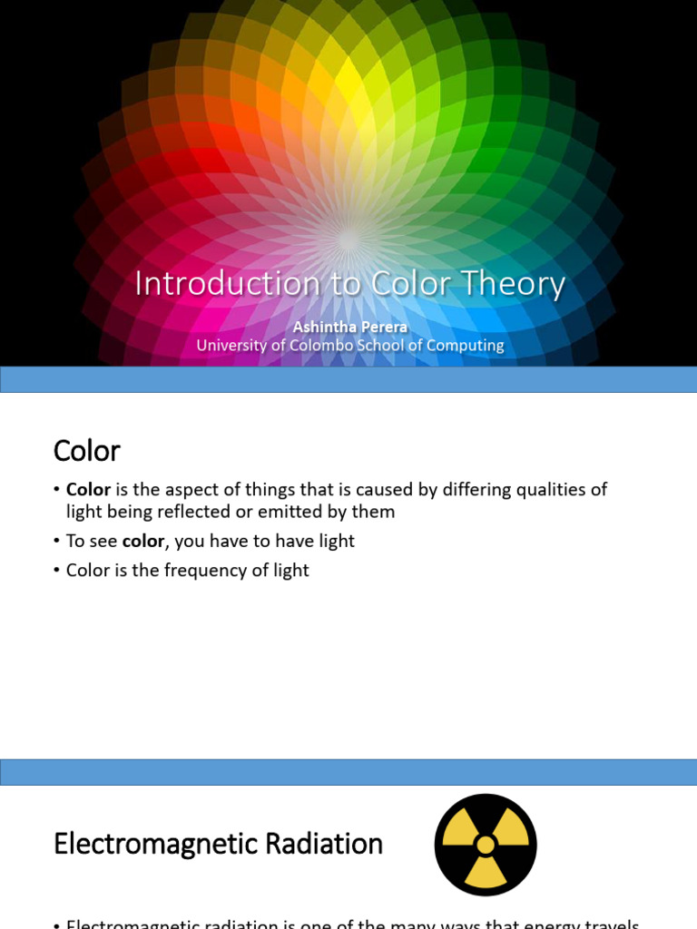 4 Introduction To Color Theory | PDF | Pixel | Color