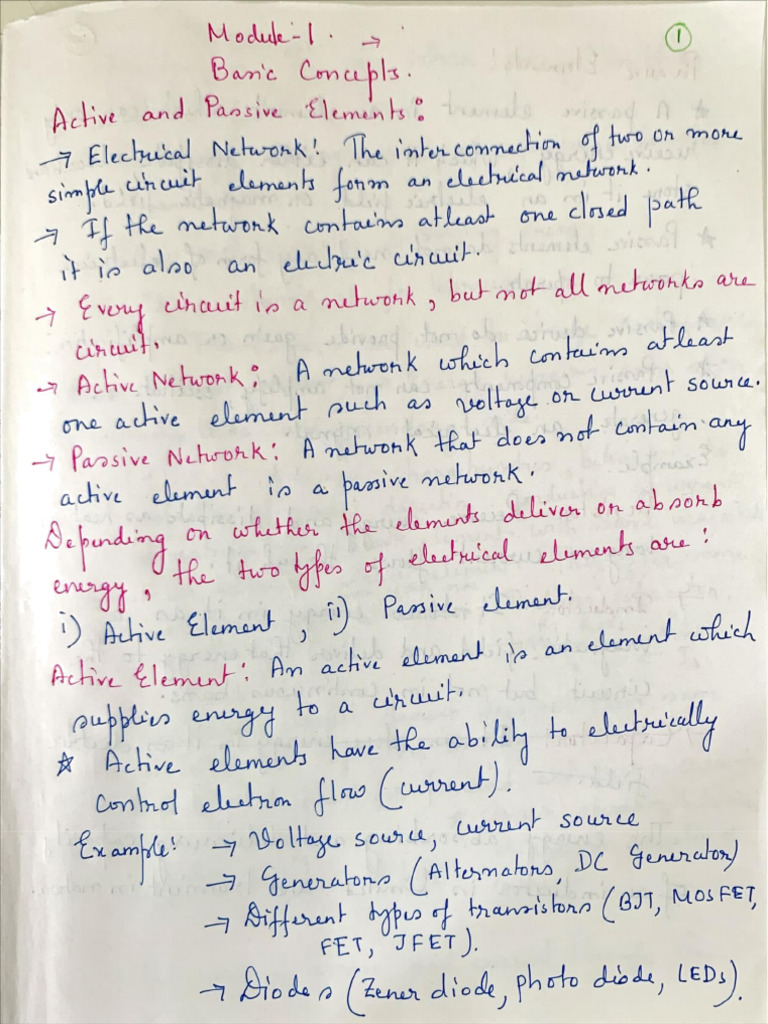 Network Analysis Written Notes 2022 Scheme Bec304 | PDF