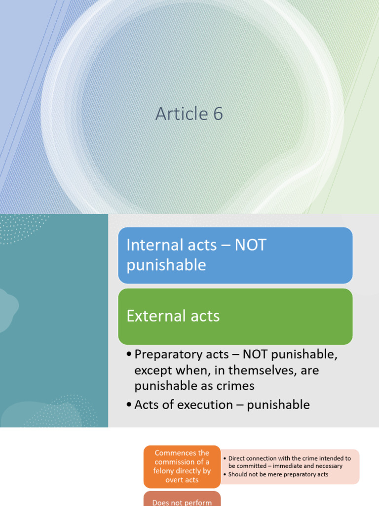 Understanding Article 6 of RPC | PDF