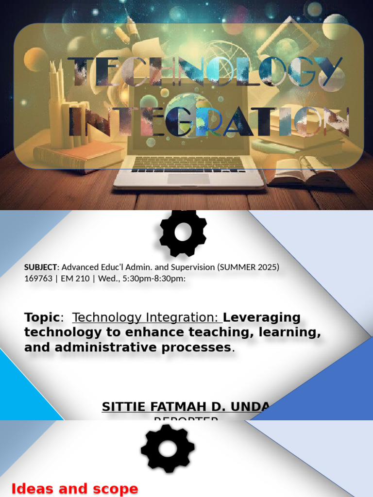 Module 6 Technology Integration | PDF | Educational Technology | Learning