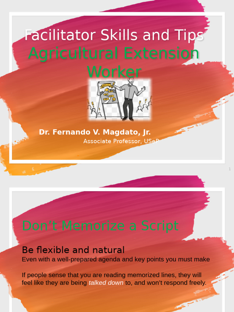 Facilitator Skills and Tips | PDF | Body Language