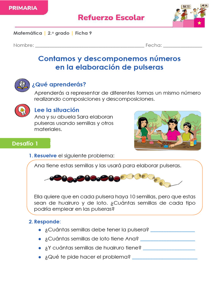 Contamos y Descomponemos Números | PDF