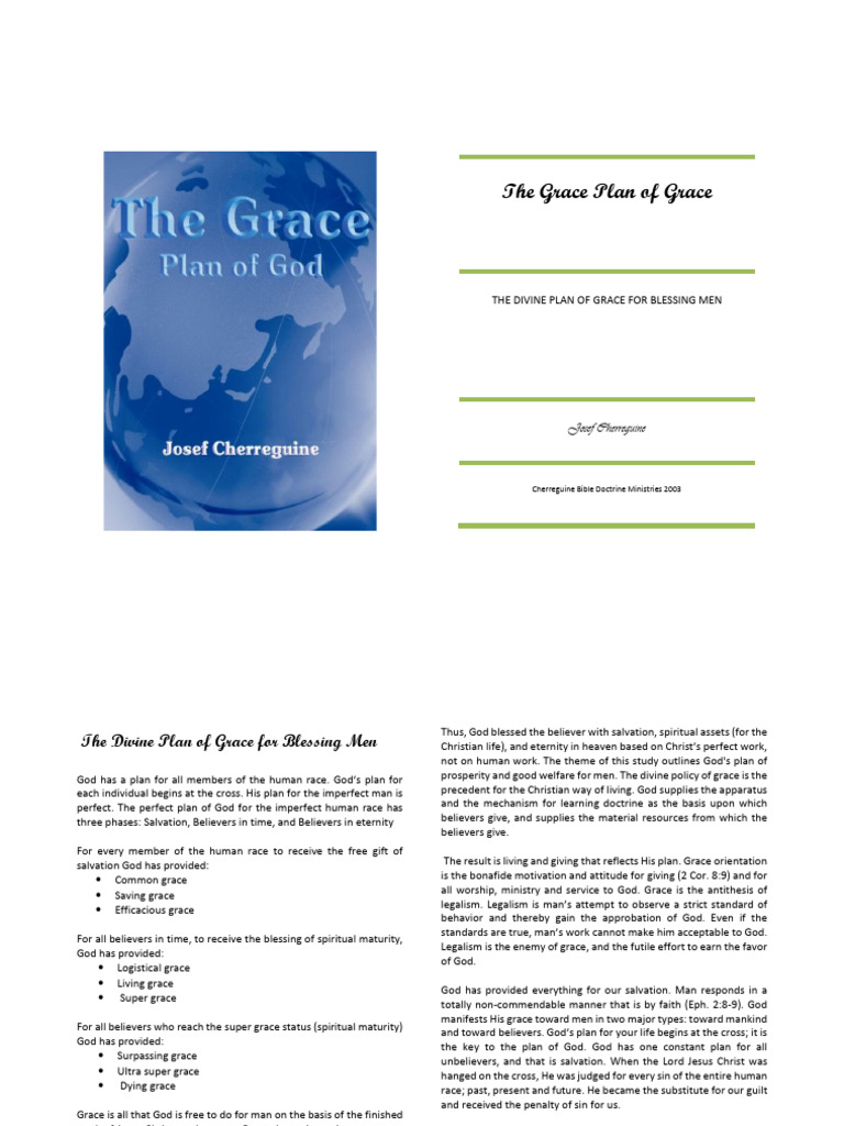 The Doctrine of Grace | PDF | Grace In Christianity | Salvation