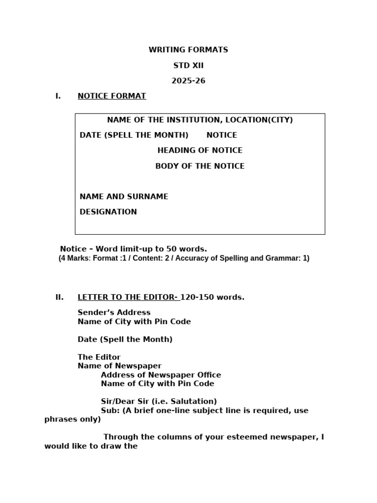 Class 12 English Model Paper Format 2025 | PDF | Paragraph | Human ...