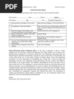 Kenya Police Abstract Form | PDF