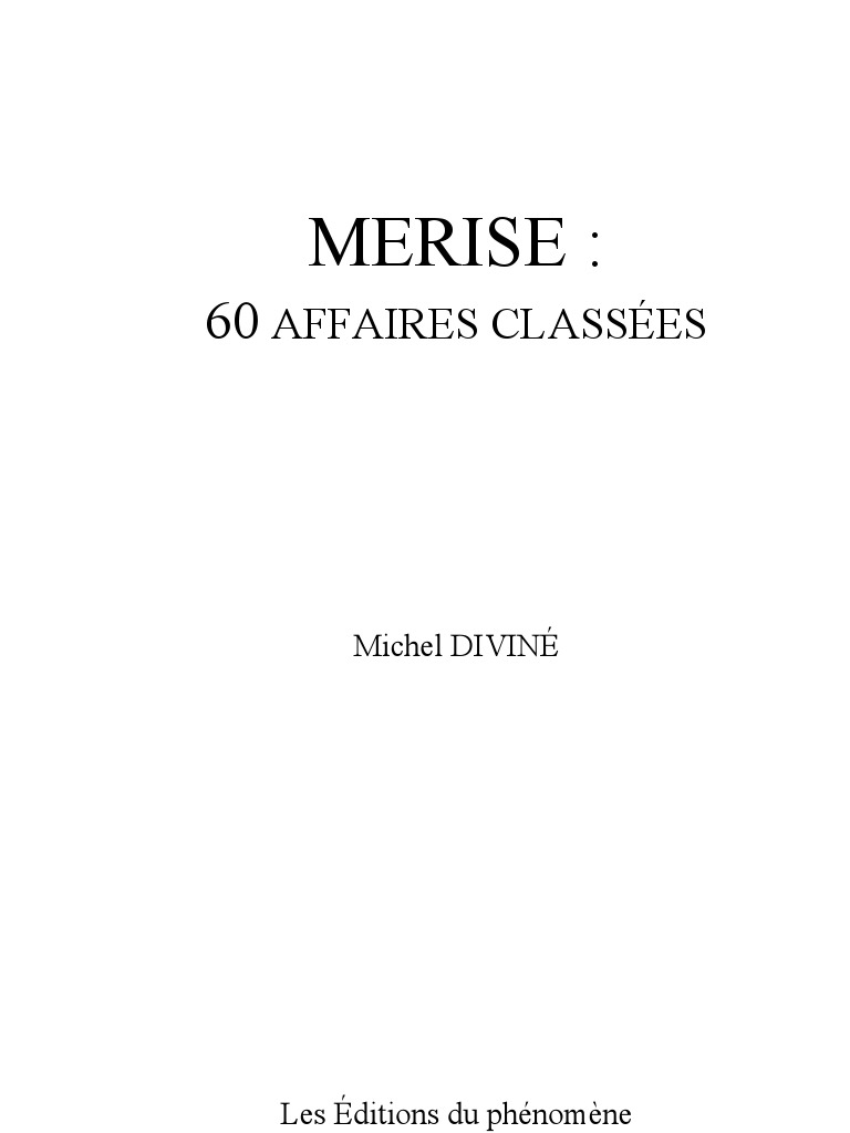 Merise 60 Affaires Classees | PDF | Ingénierie informatique | Informatique