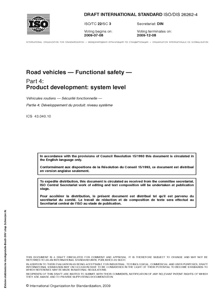 Iso 26262-4 | PDF