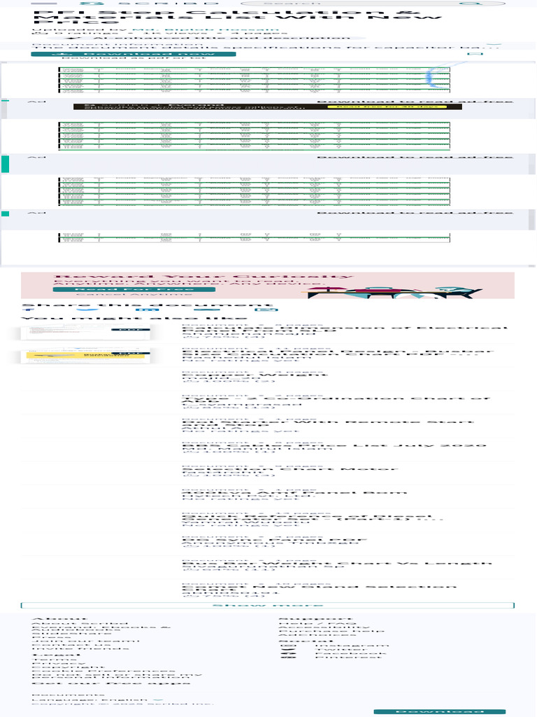 PFI Step Calculation & Materials List With New Price PDF Electrical Engineering Electricity ...