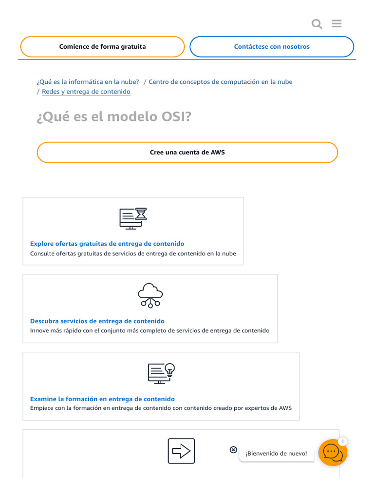¿Qué Es El Modelo OSI - Explicación de Las 7 Capas Del Modelo OSI - AWS | PDF | Modelo osi | Red ...