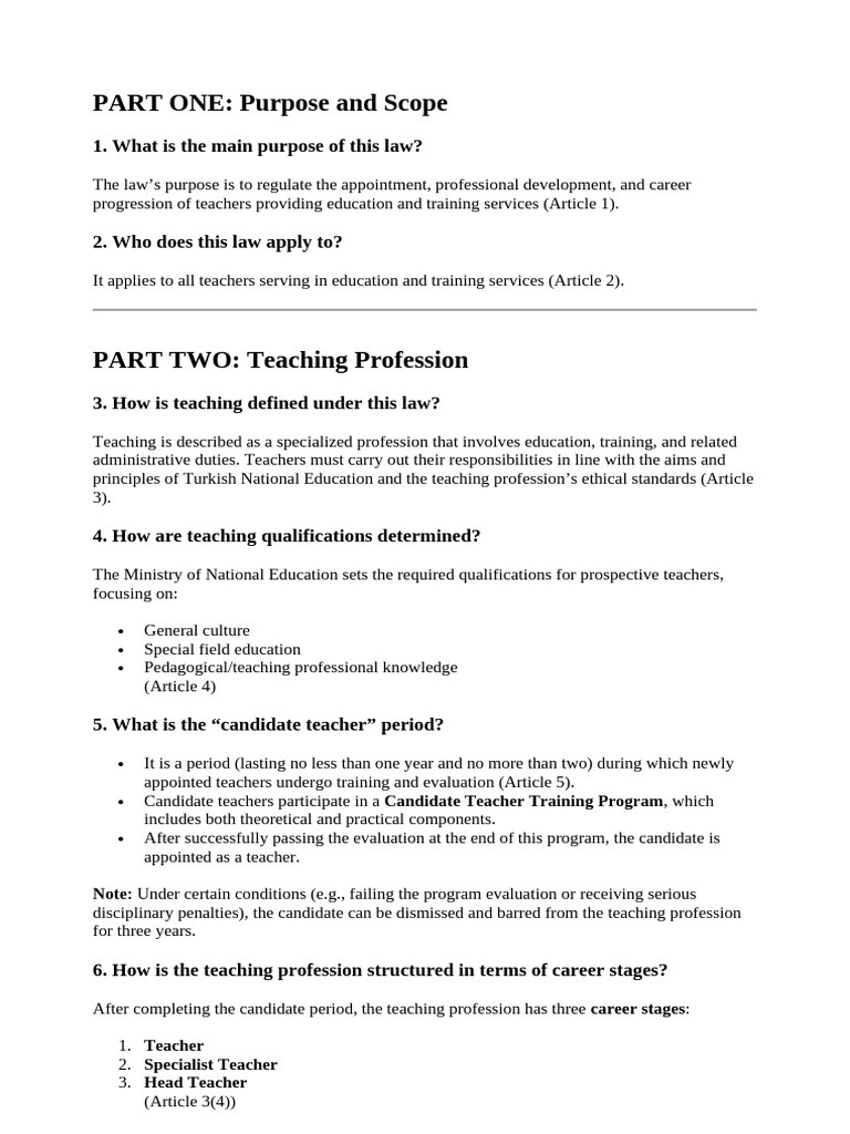 Teacher Regulation and Career Pathways | PDF | Teachers | Profession