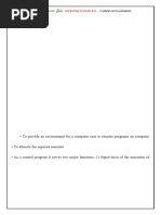 JNTUH R22 Operating System Notes | PDF | Operating System | Process ...