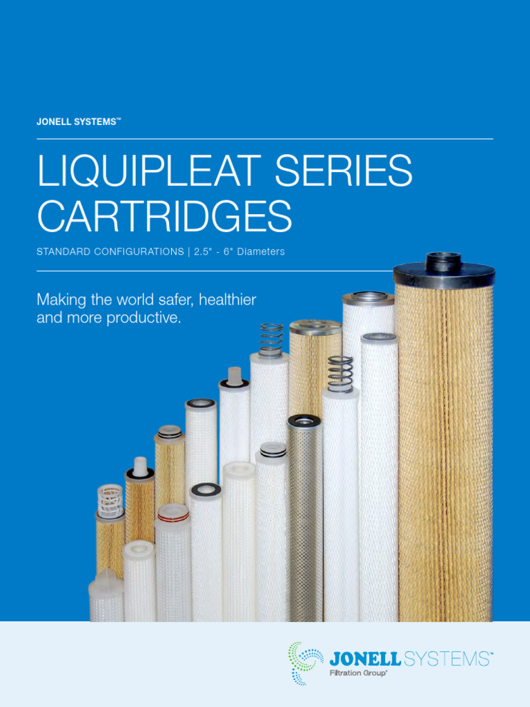 Jonell Systems LiquiPleat Series Cartridges | PDF | Fibers | Copyright