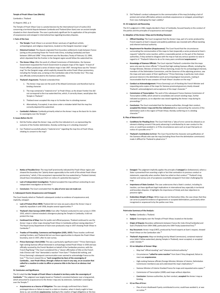 Temple of Preah Vihar Combodia | PDF | Cambodia