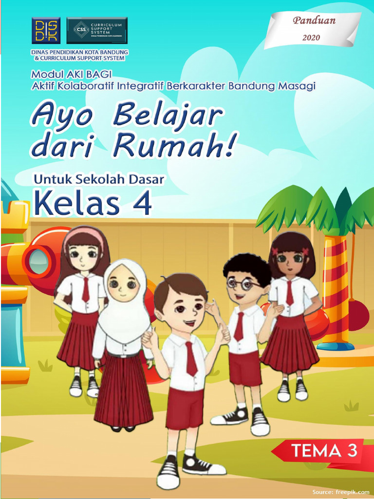 MODUL BDR KELAS 4 TEMA 3 Kota Bandung | PDF