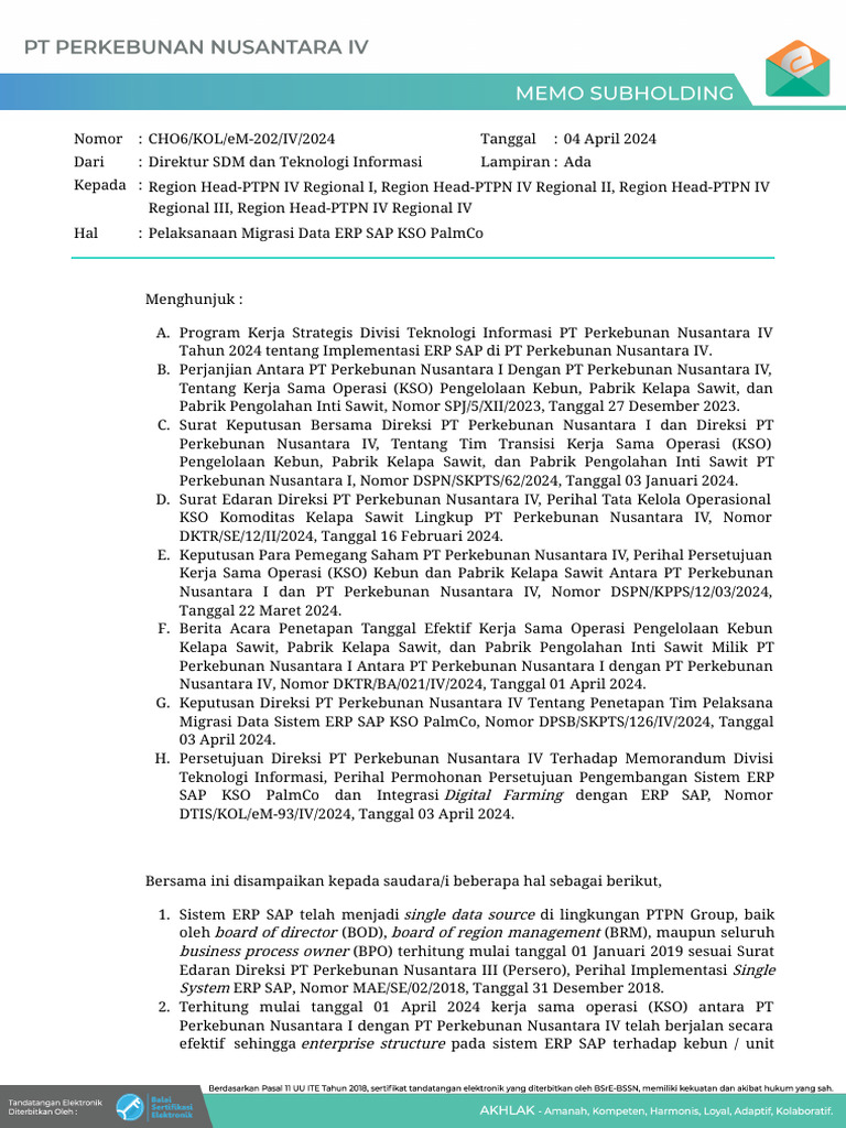 Susunan Tim Erp | PDF