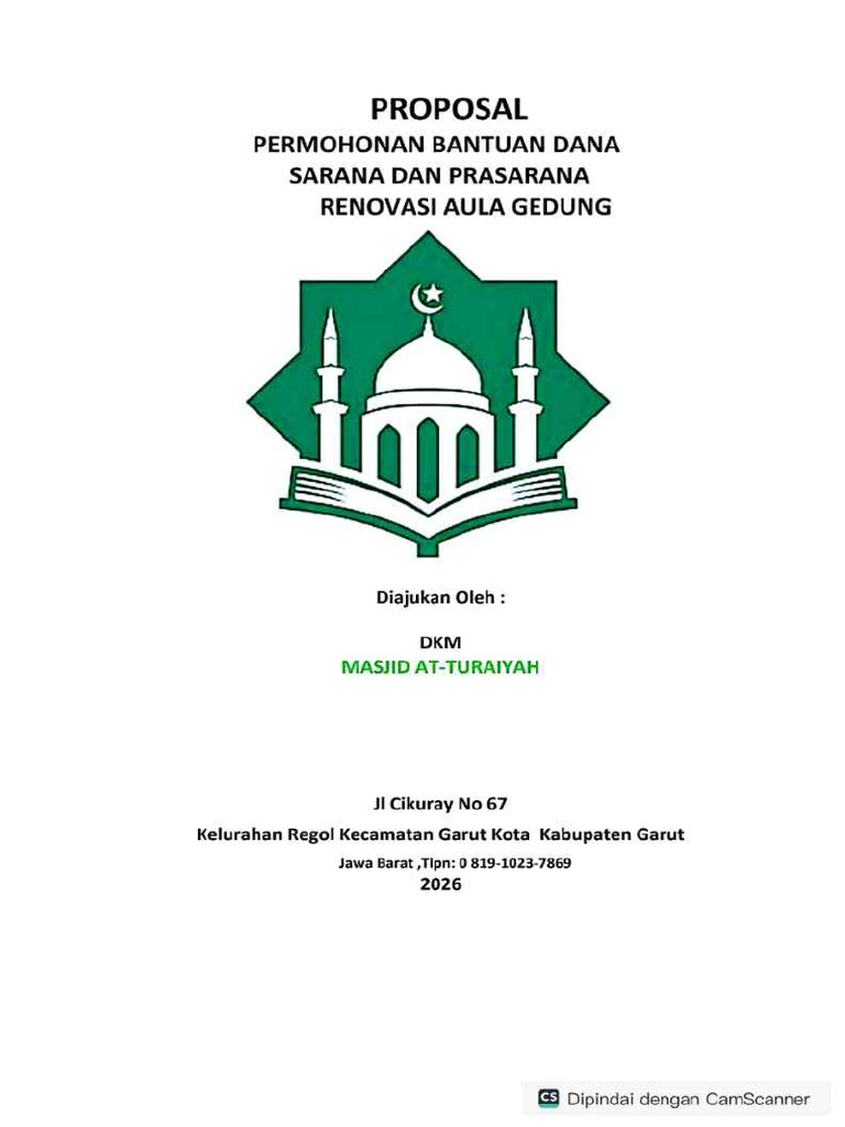 Fiks Proposal Sipd DKM Atturaiyah - 11zon | PDF