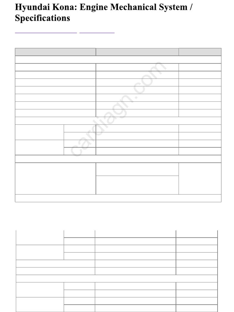 02 Engine Mechanical System | PDF | Piston | Engines