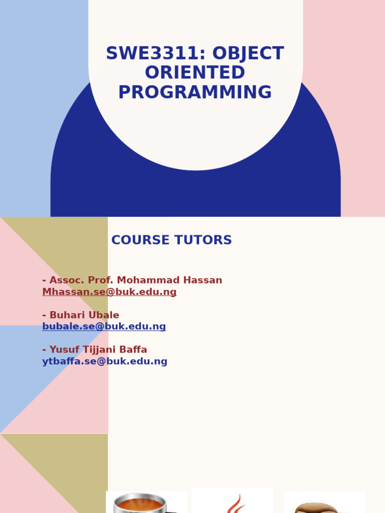 Java Object-Oriented Programming Course | PDF | Java (Programming ...