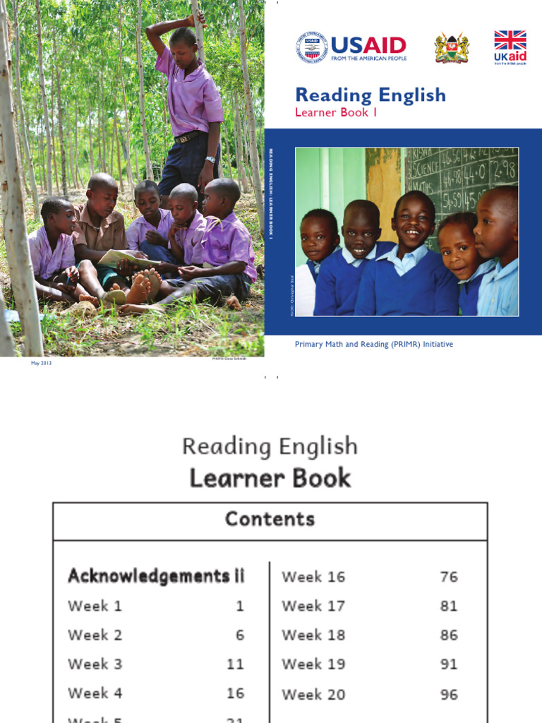 English Reading Learner Book 1 | PDF | Classroom